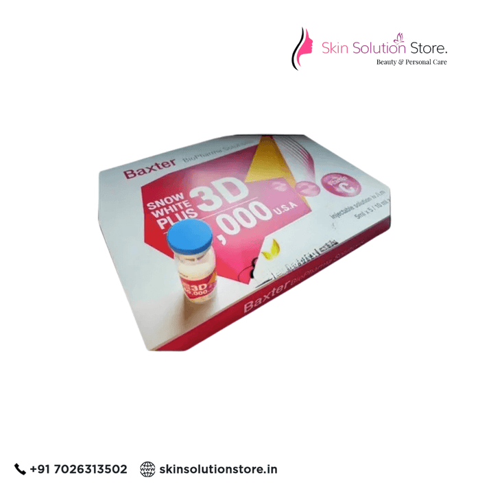 3D Snow White Plus 60000 Skin Whitening Injection – Skin Solution Store