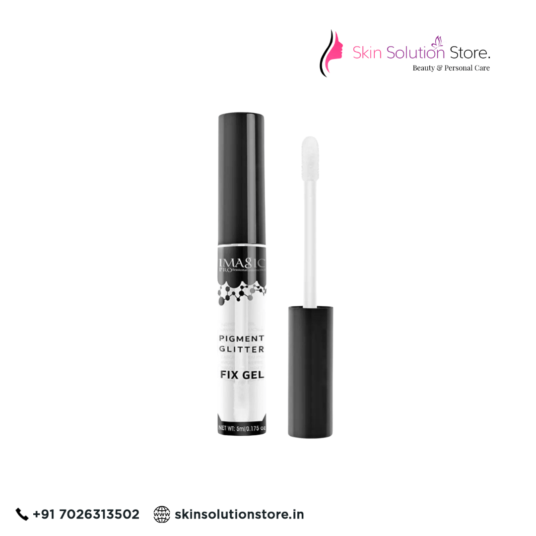 IMAGIC Pigment Glitter Fix Gel 5ml | Long-Lasting Glitter Adhesive ...