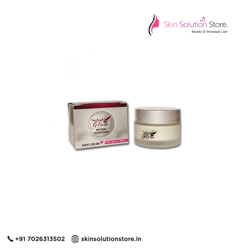 Instant Glow Skin Whitening Night Cream 30g – Skin Solution Store