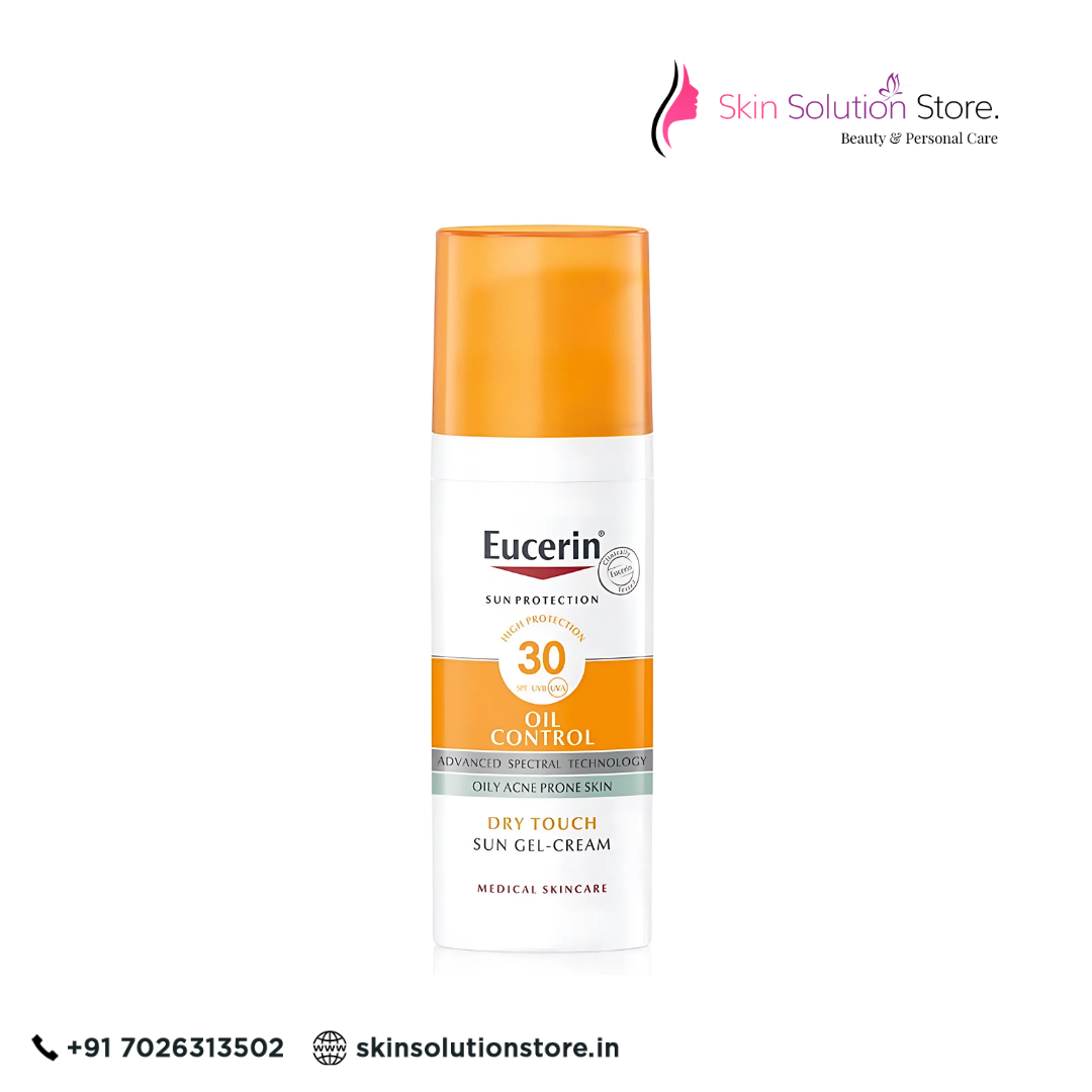 Eucerin Oil Control Sun Gel-Cream SPF30 | Dry Touch Sunscreen for Oily ...