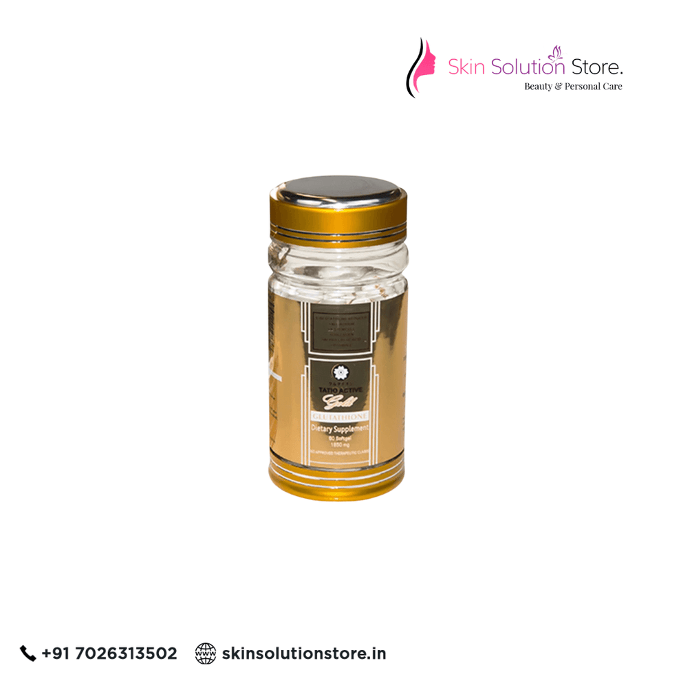 Tatio Active Gold 1850mg Skin Whitening Capsules (60) – Skin Solution Store